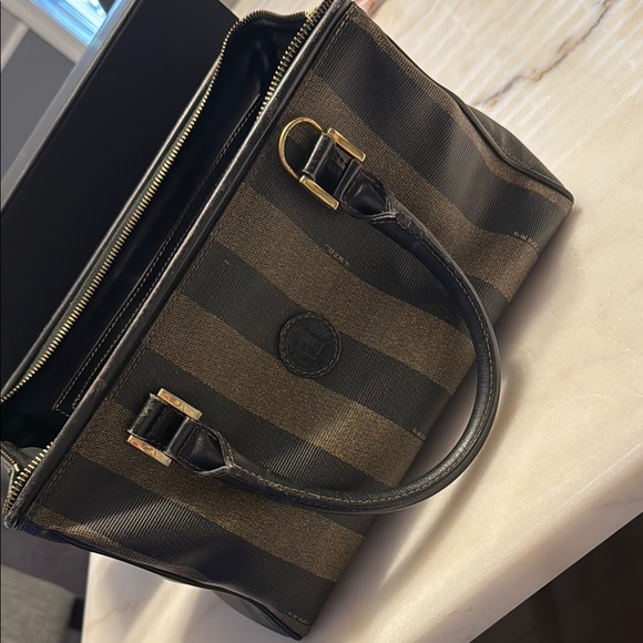 Fendi | Bags | Fendi Striped Pequin | Poshmark